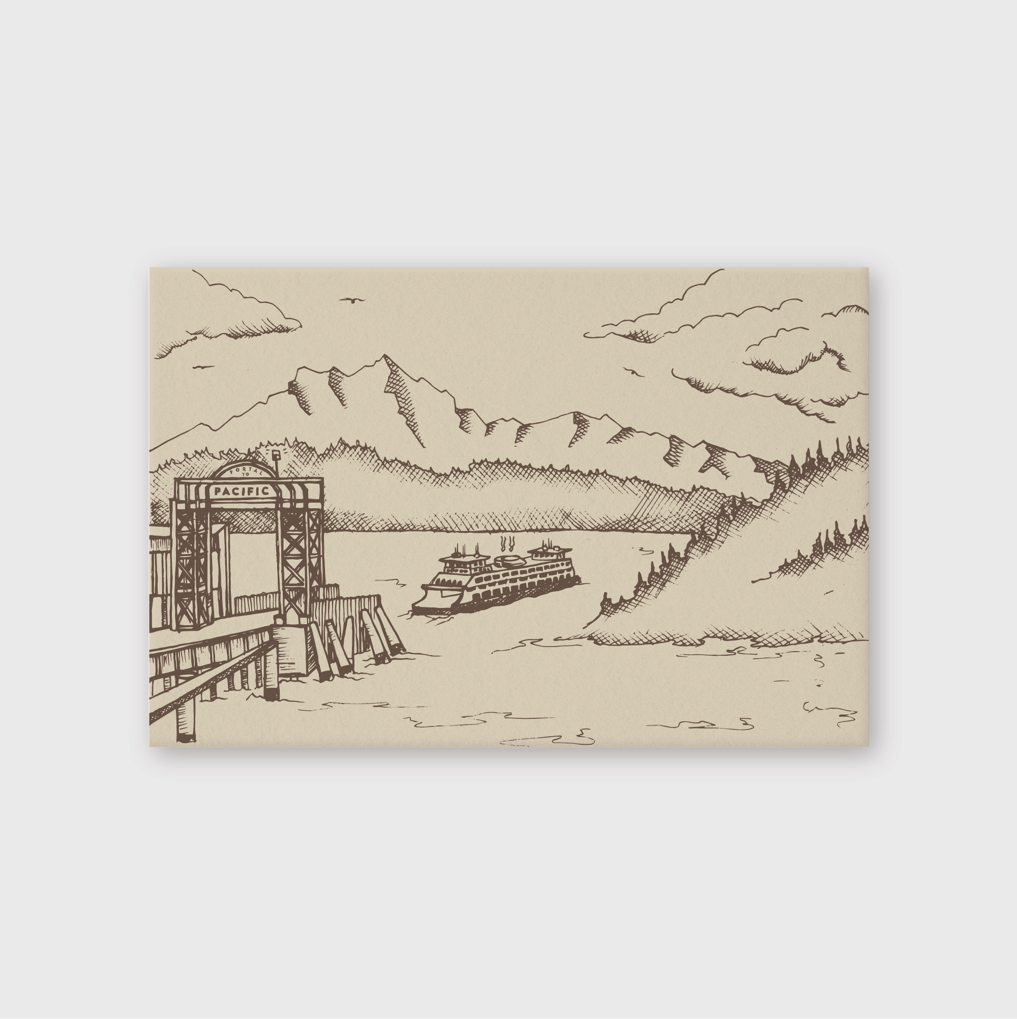 Portal to the Pacific Postcard – Pike Street Press